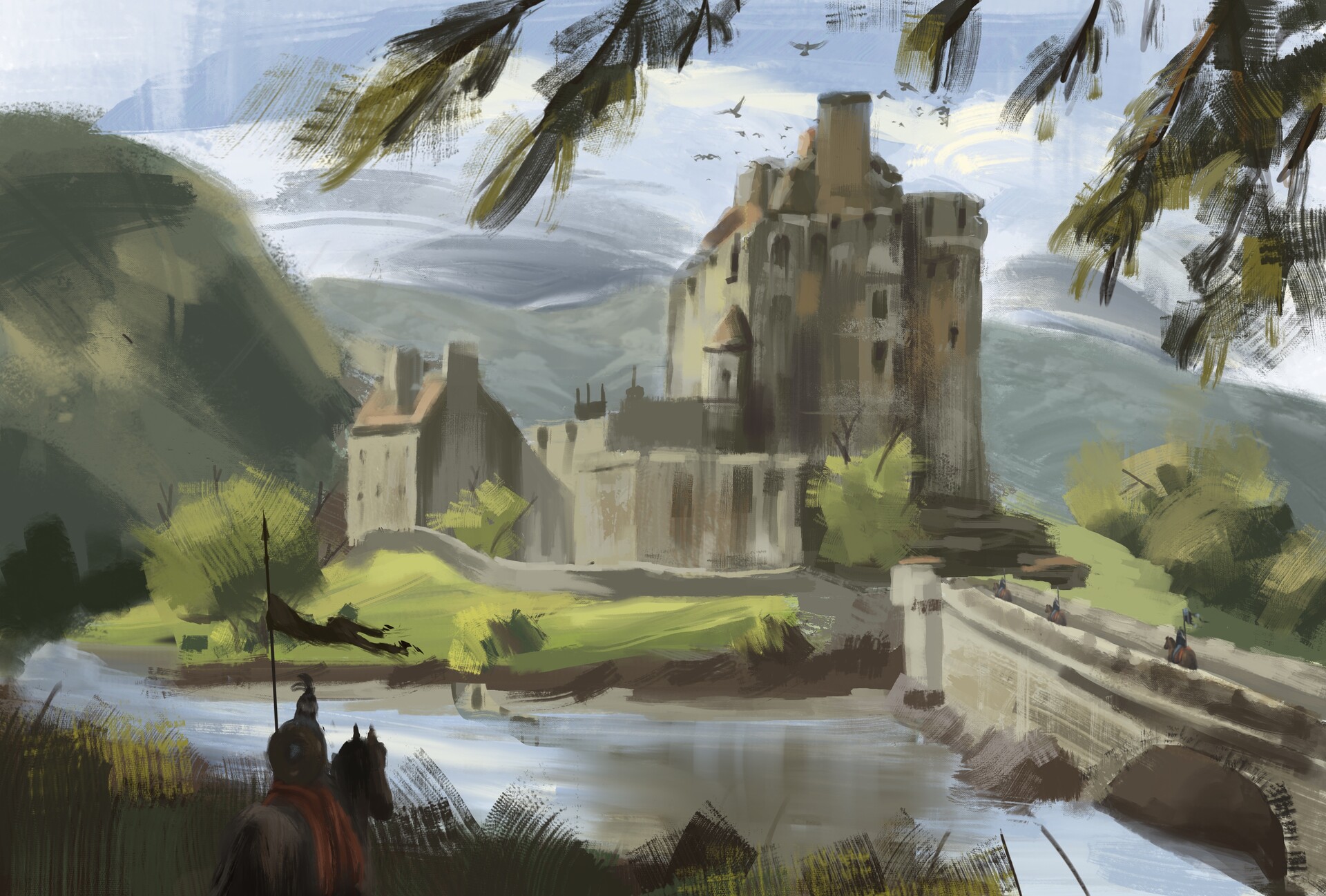ArtStation - Castle Sketch