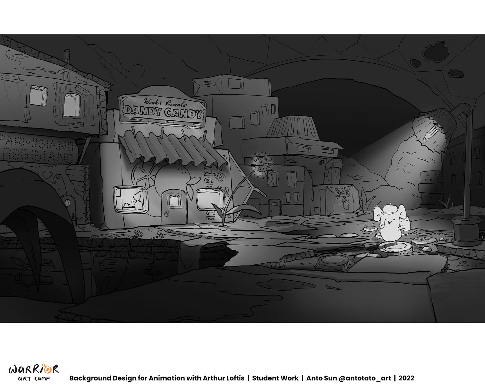 Warrior Art Camp - Anto Sun | Background Design for Animation with ...