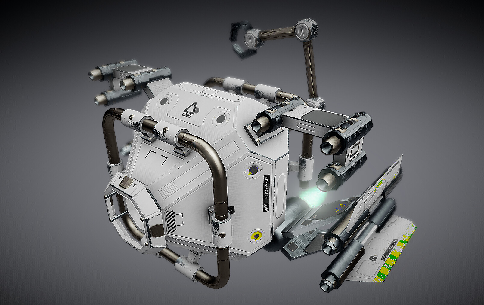 ArtStation - Sci-Fi Unmanned Spy Drone