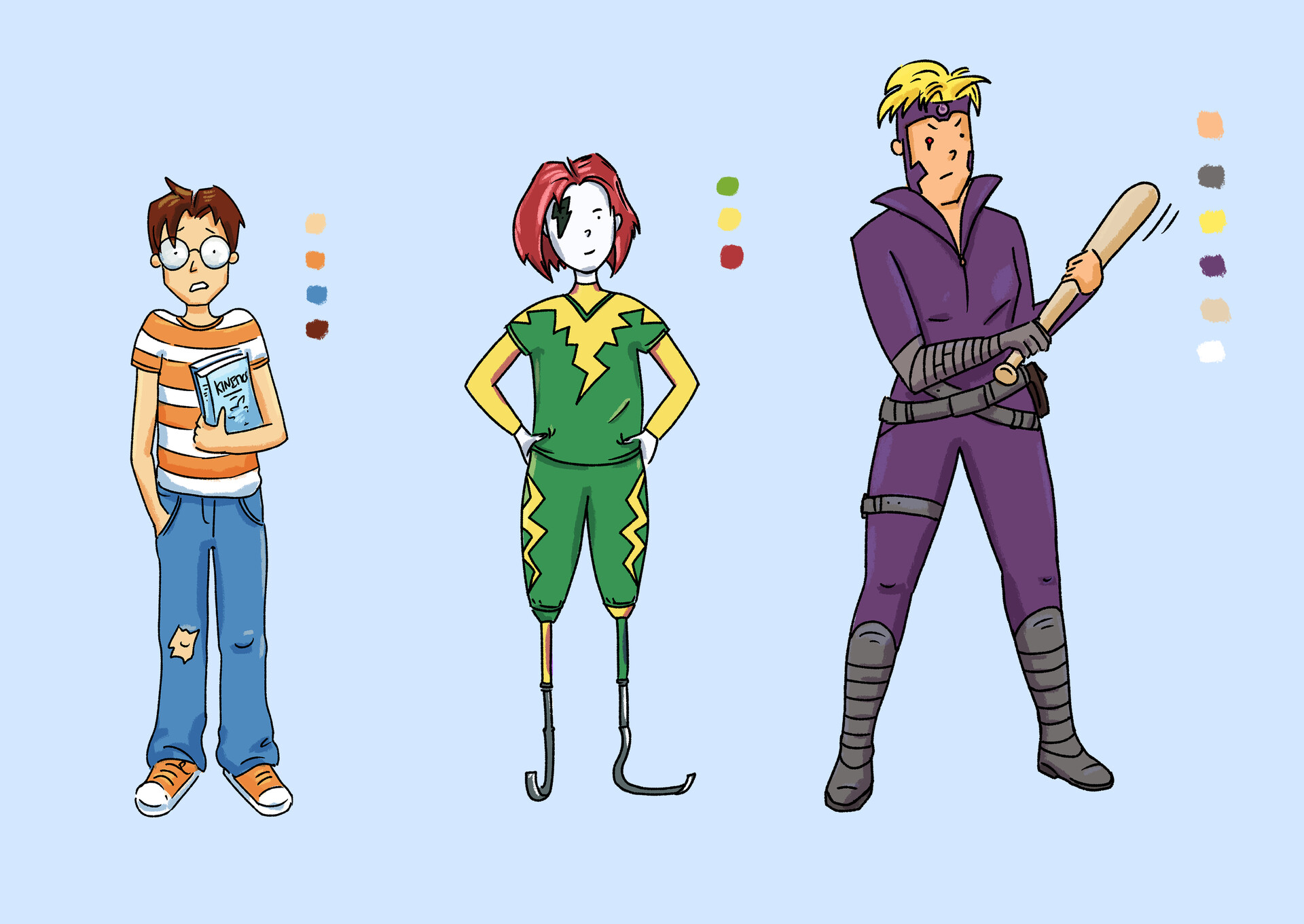 ArtStation - Cyberforce Redesign Character Sheet