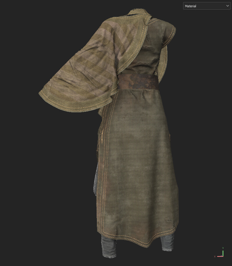 Kaan Tezcan - Free Female Cloth - For Unreal Skeleton - Free On Sketchfab