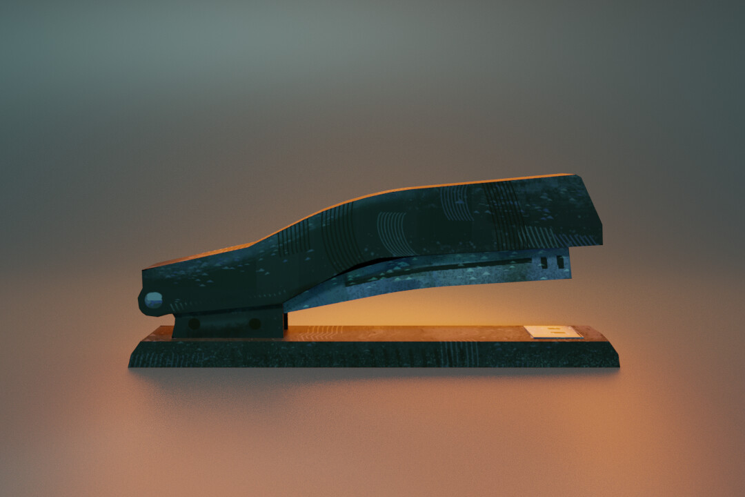 ArtStation - Stylized Stapler