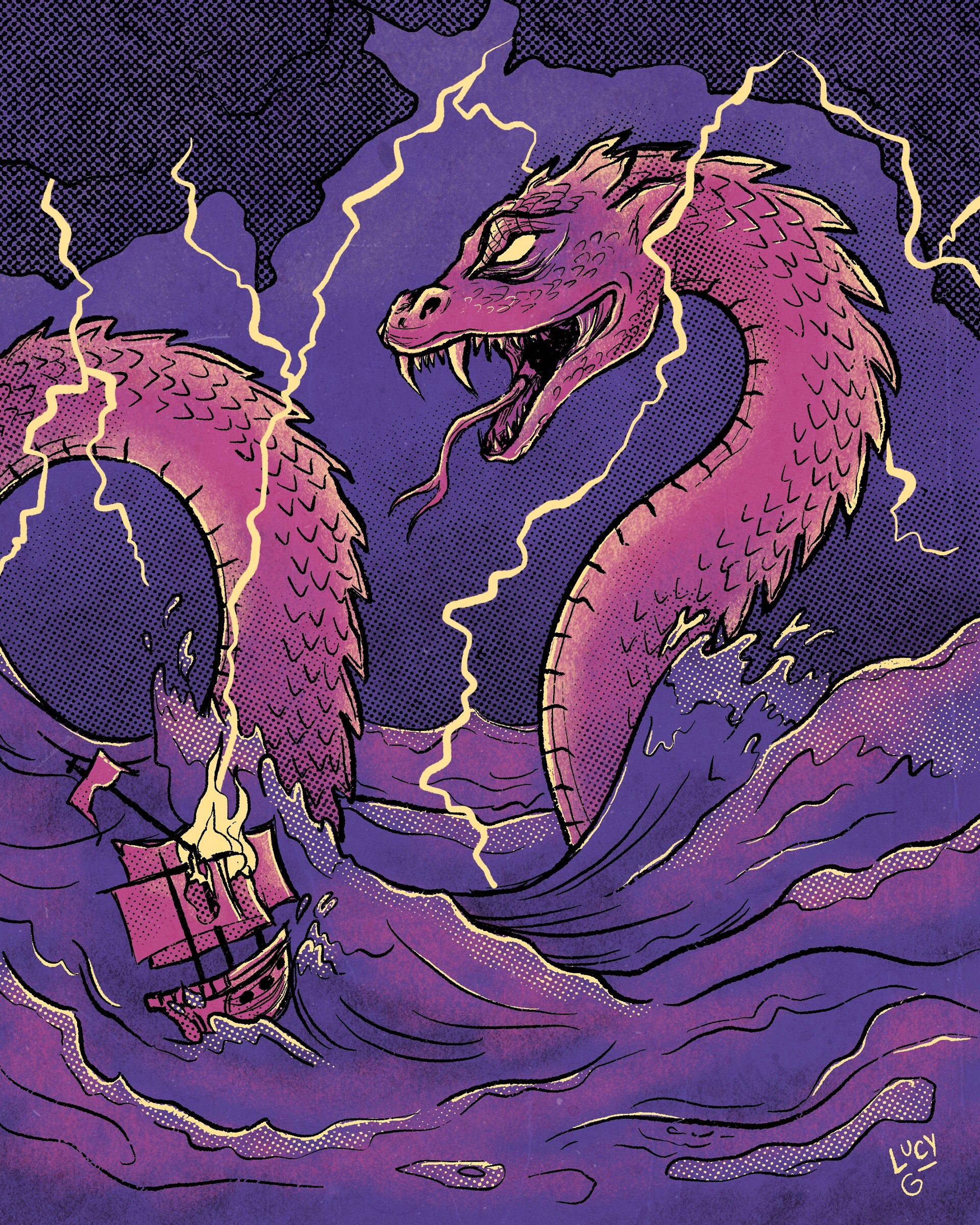 ArtStation - Sea Snake