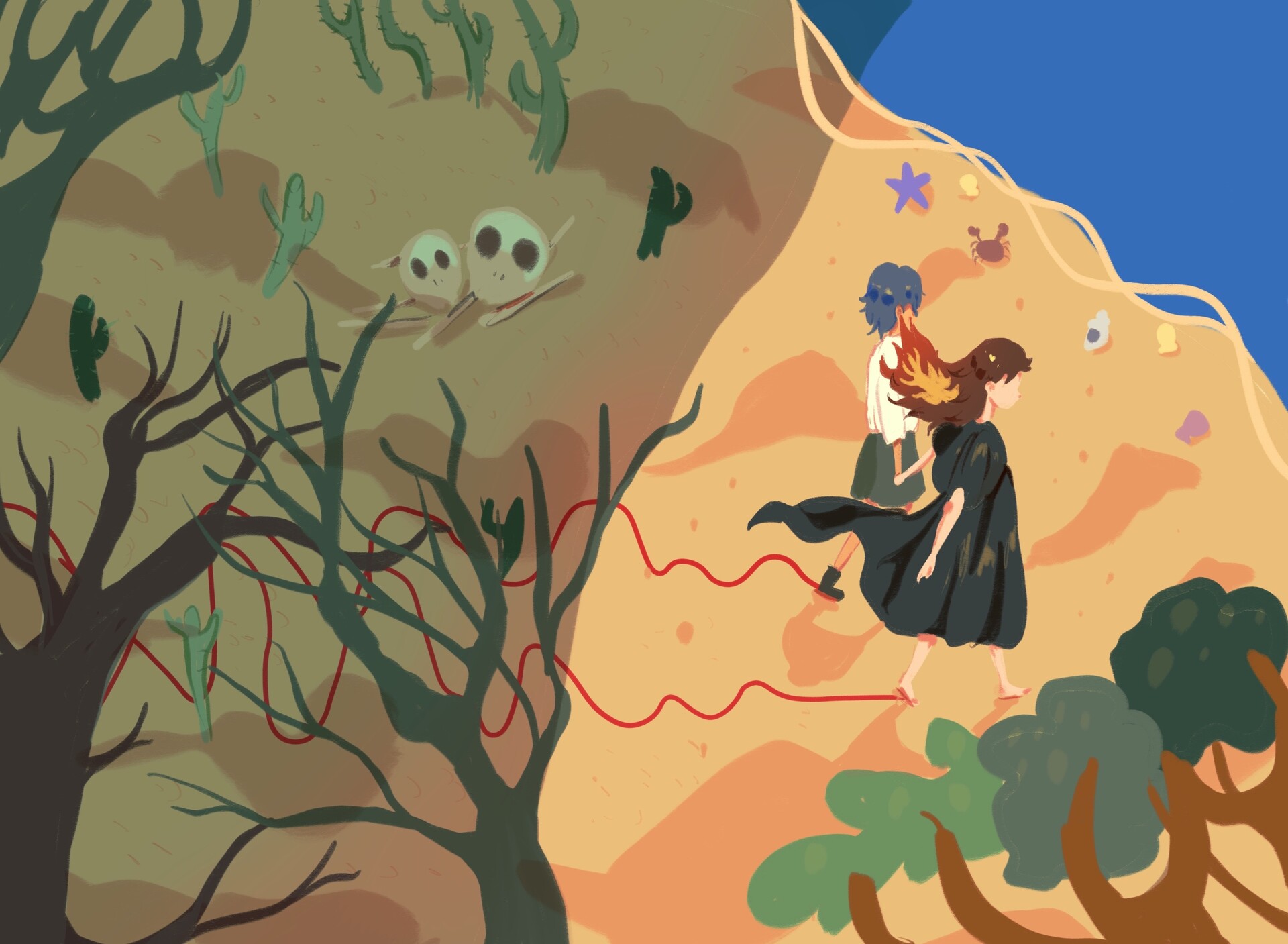 ArtStation - Red Thread