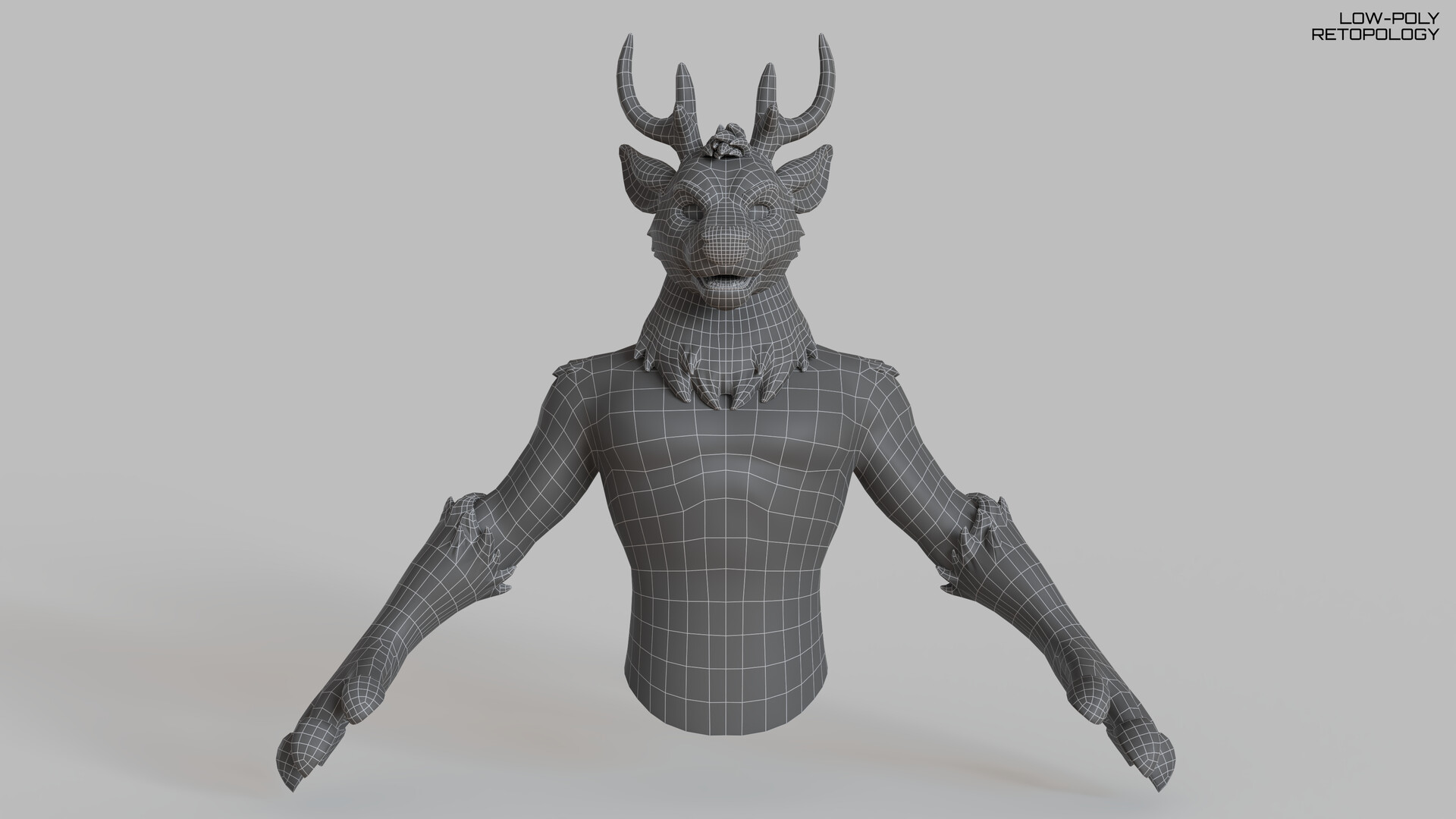 ArtStation - Deer Avatar - 3D Creature