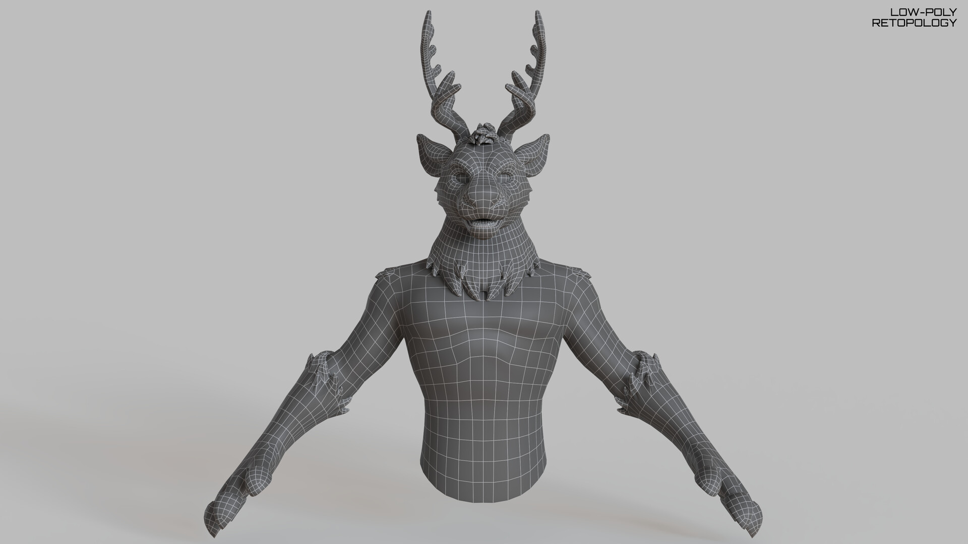 ArtStation - Reindeer Avatar - 3D Creature
