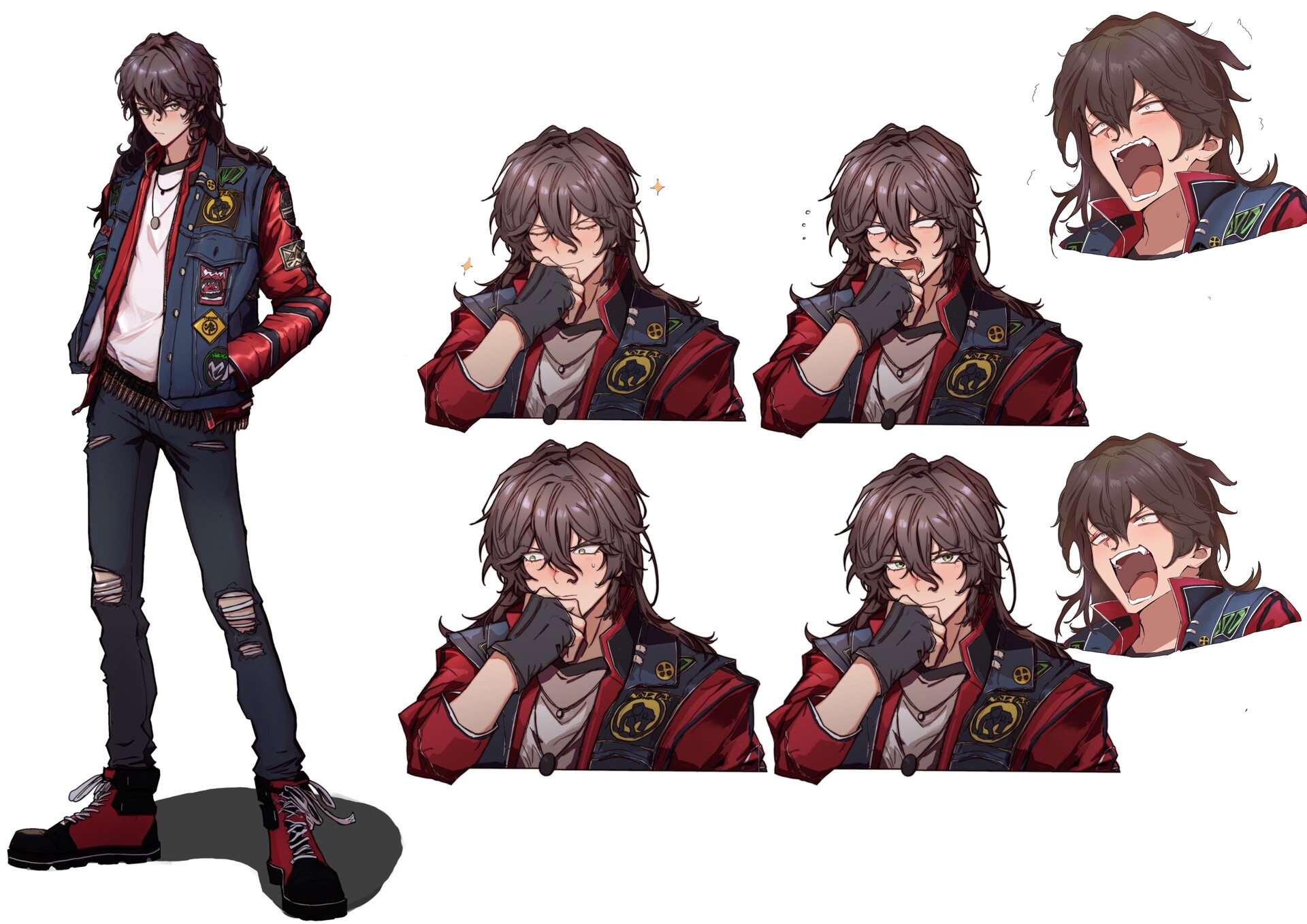 ArtStation - Ryder character design sheet