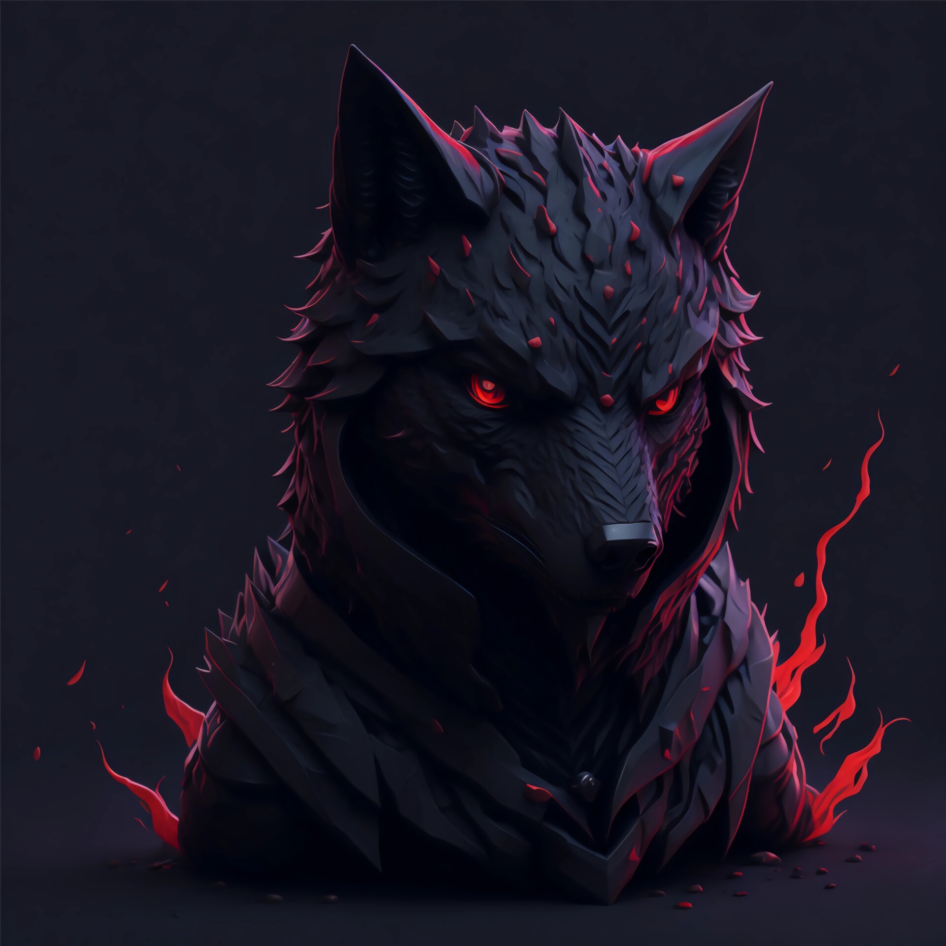 ArtStation - Ninja Wolf
