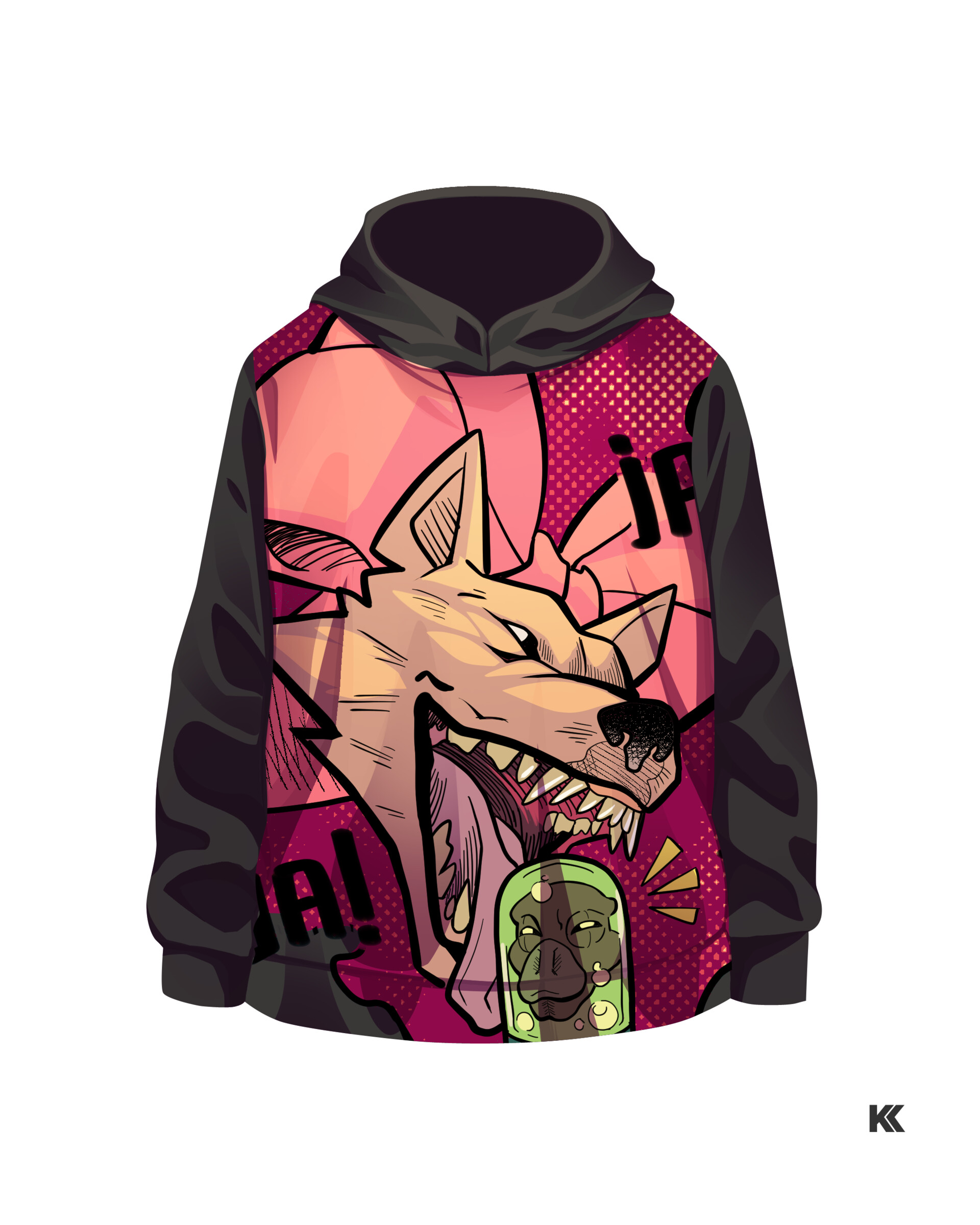 Pakko - Crazy wolf _ Hoddie