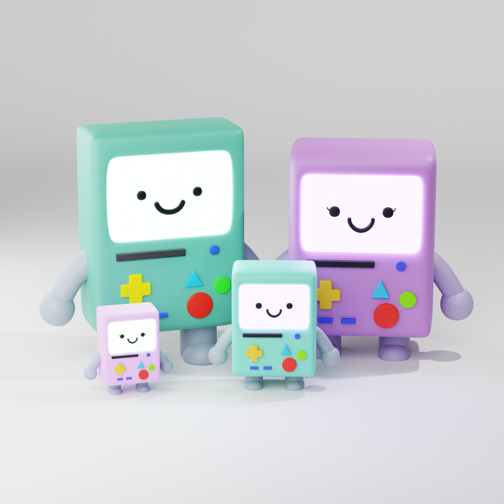 ArtStation - Bmo and Family