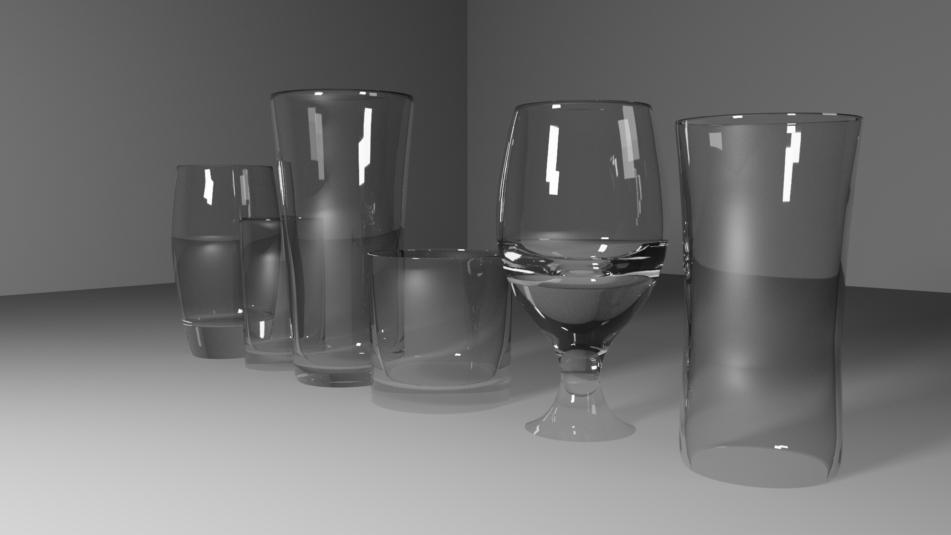 ArtStation - Glass Cups