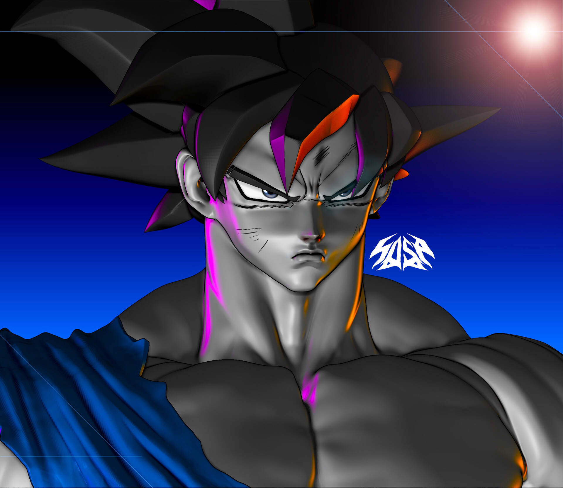 ArtStation - Goku work in progress