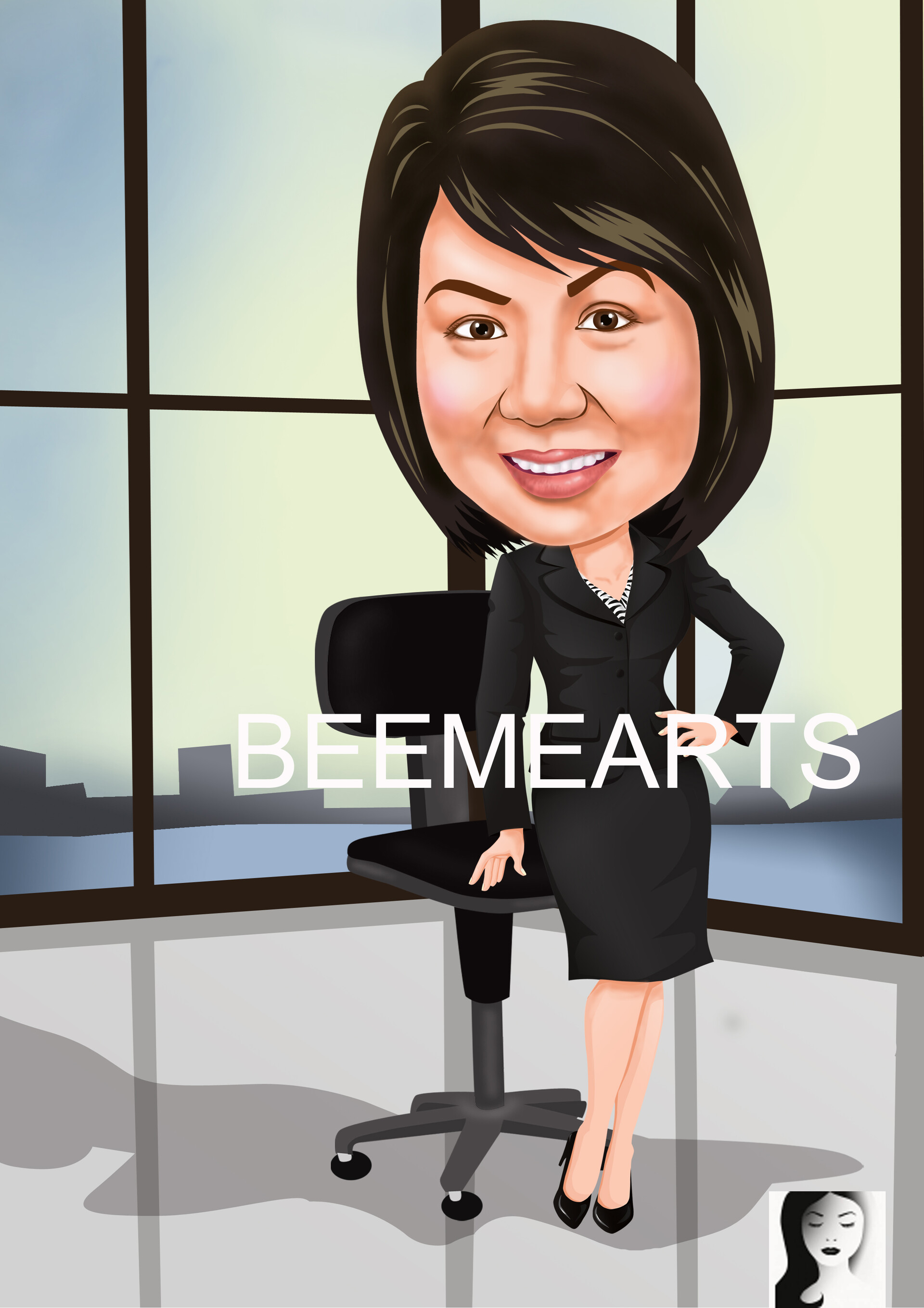 Caricature Girl Body