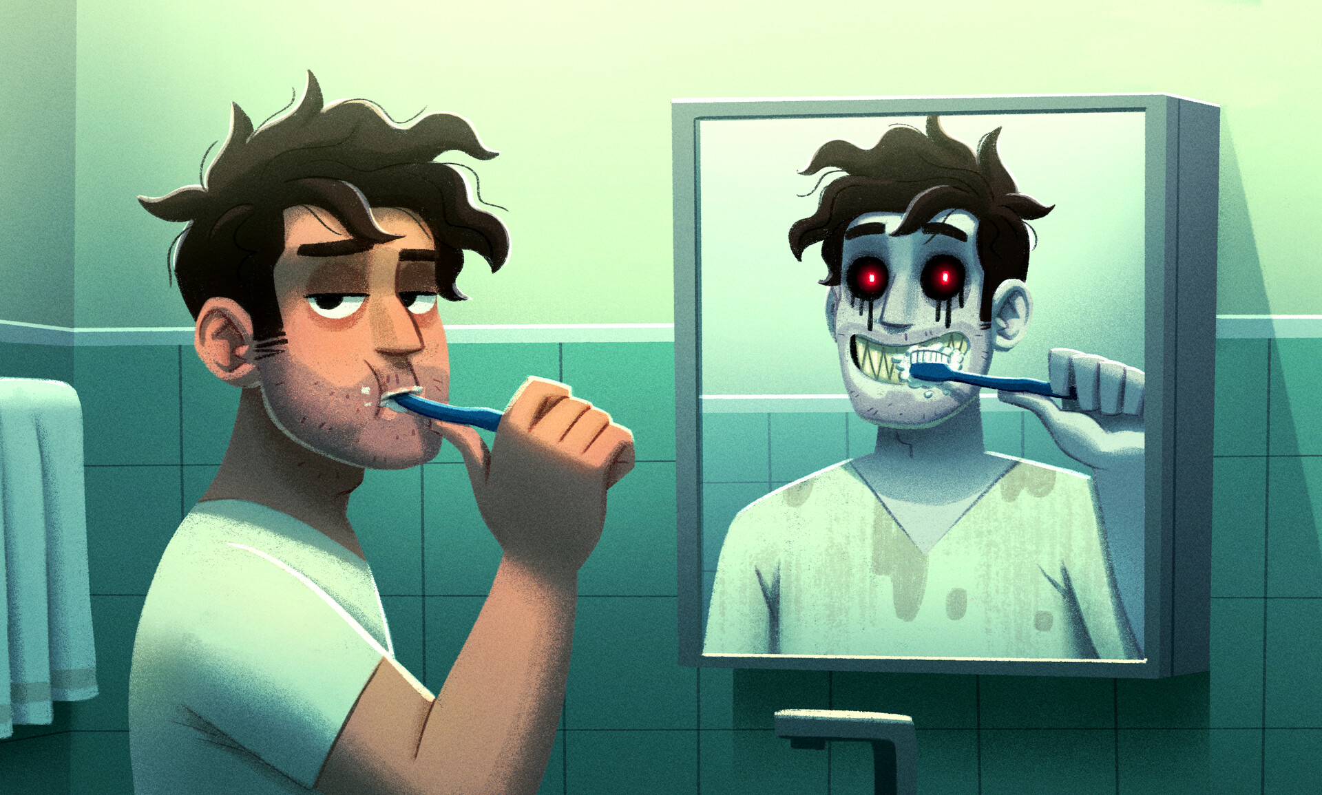 ArtStation - Haunted Mirror