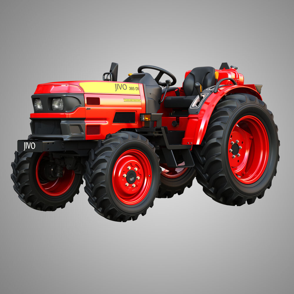 ArtStation - Mahindra JIVO - 365DI Tractor