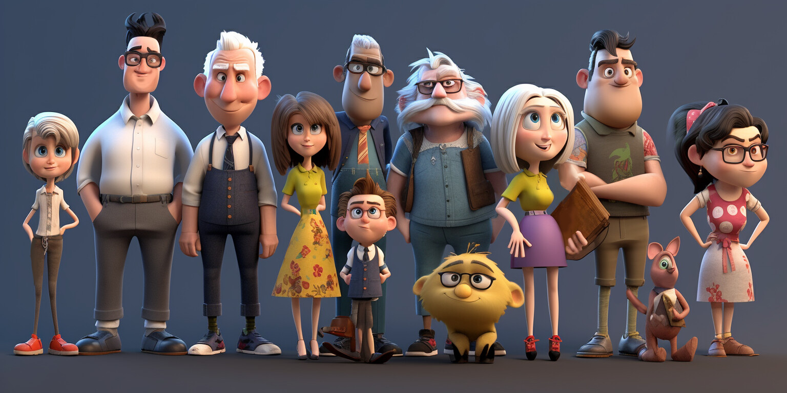 Pixar Character Design