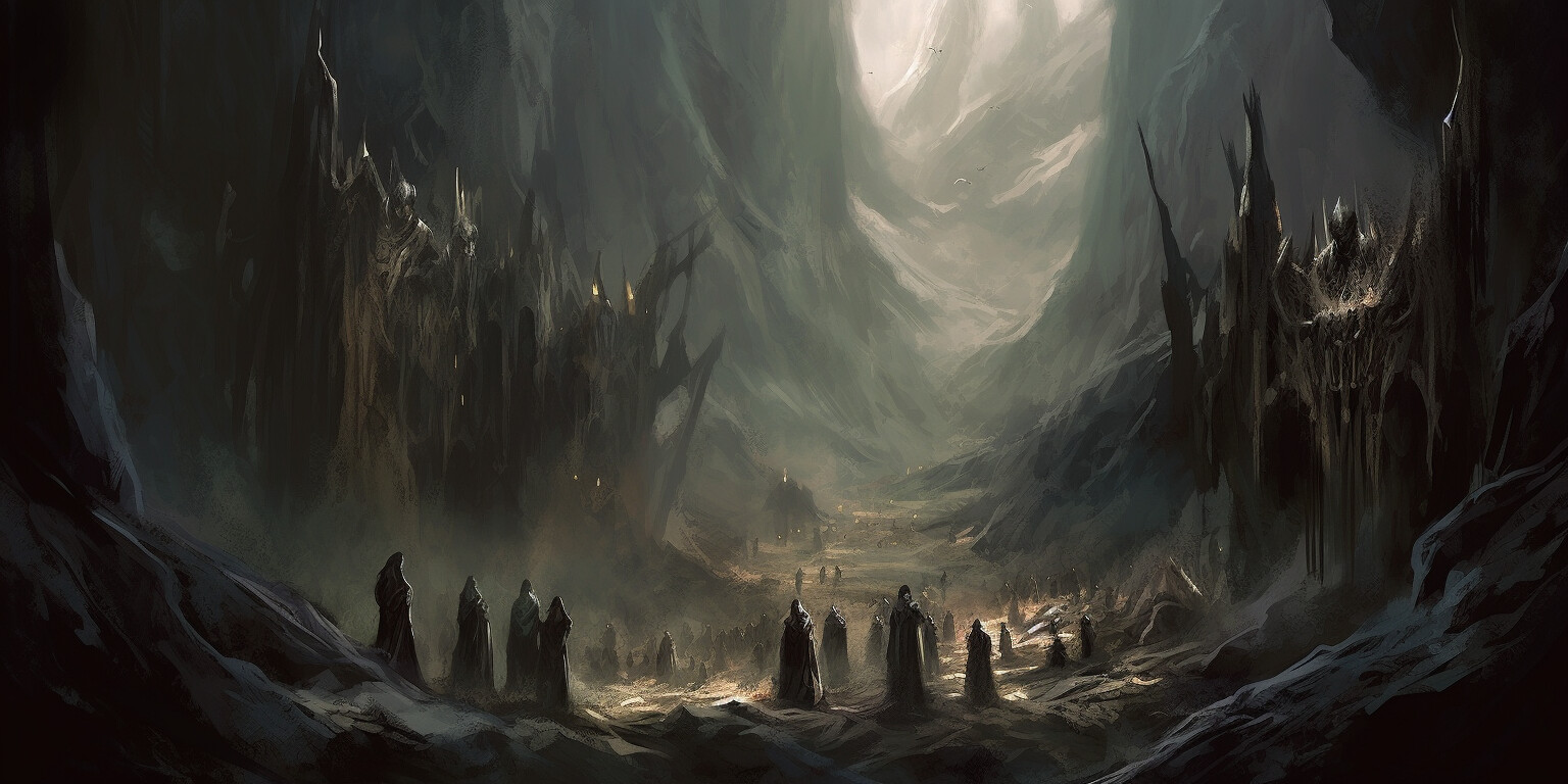 ArtStation - LOTR Fan ART, just reading and imagining.