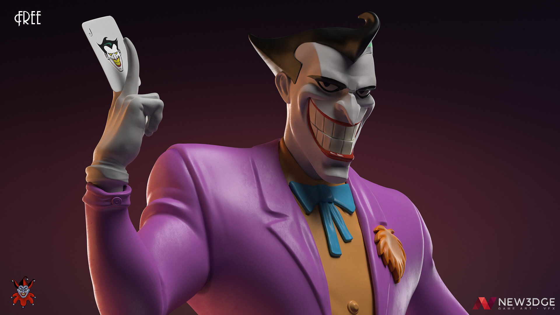 ArtStation - Semestrial project : joker figure reproduction from Iron ...