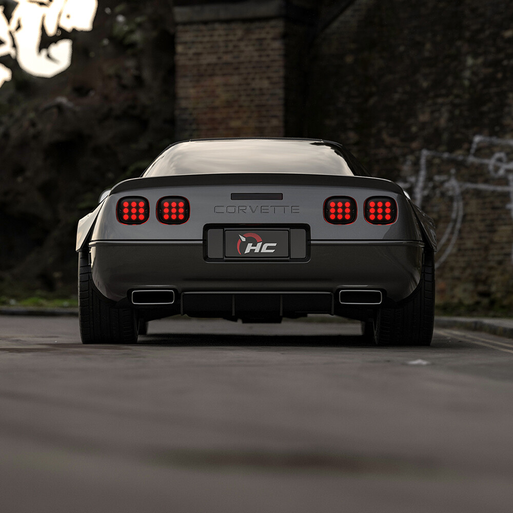 corvette c4 stance
