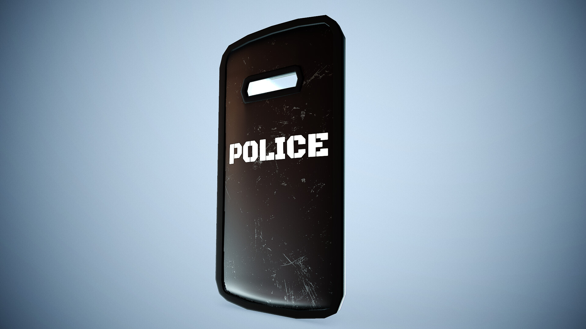 ArtStation - Low-poly Police Shield
