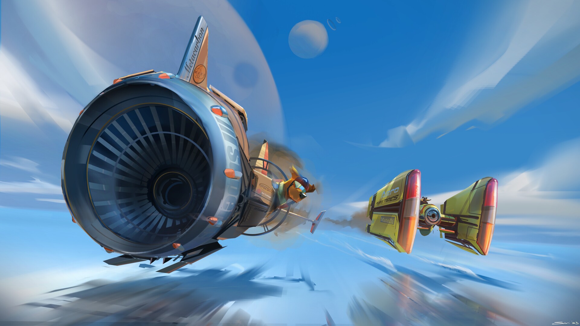 ArtStation - Early morning racing