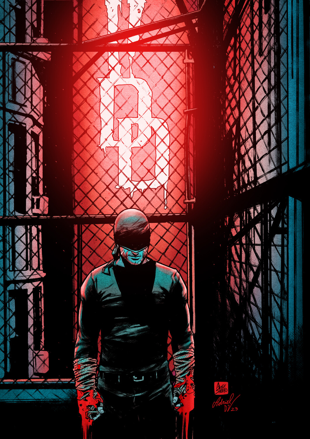 ArtStation - Daredevil COLORS sample