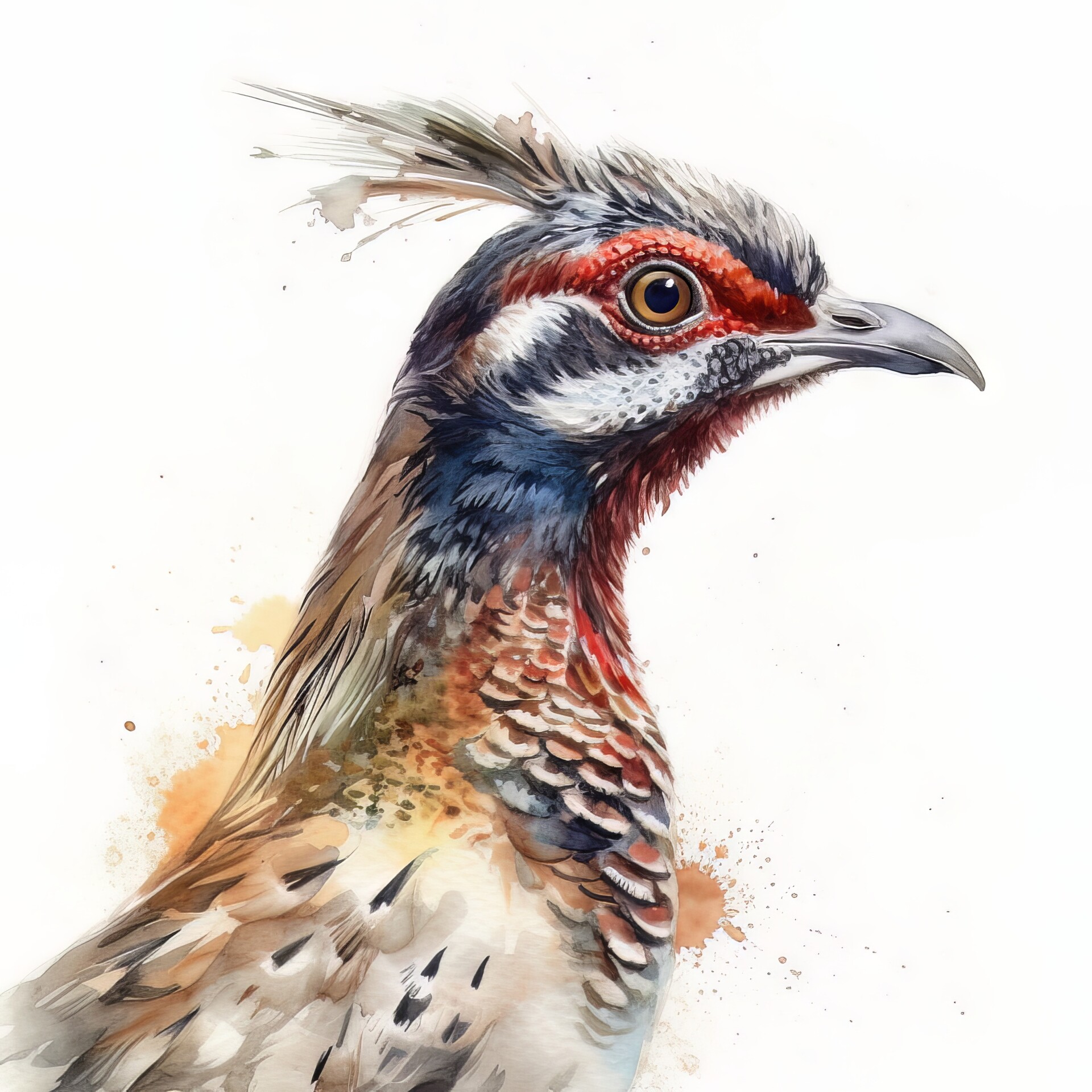 Pheasant Watercolor