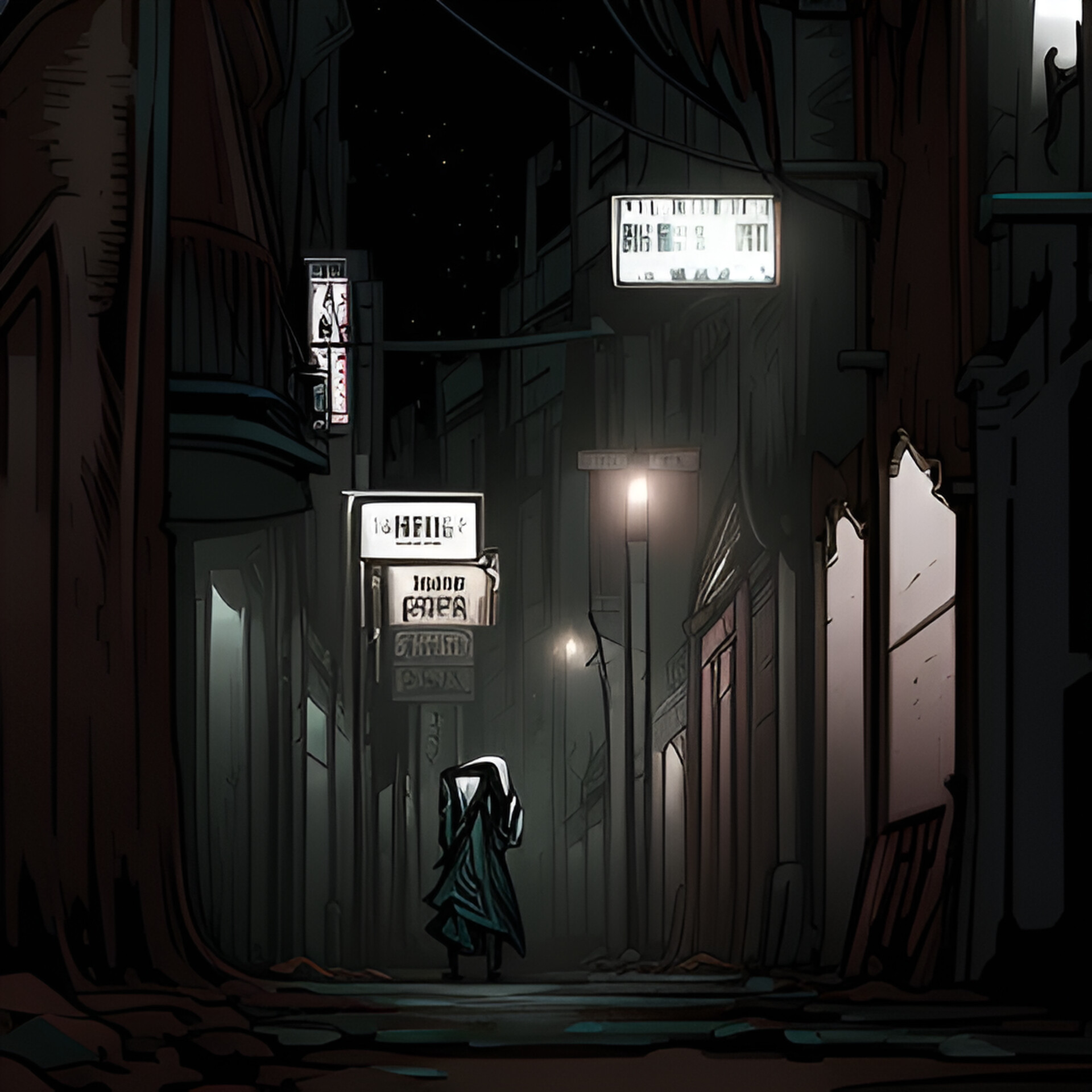 ArtStation - Generic SpookY Street