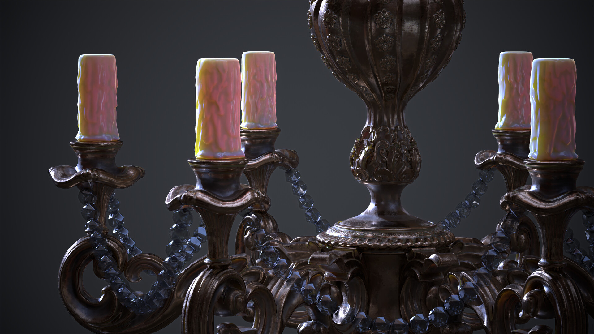 ArtStation - antique chandelier