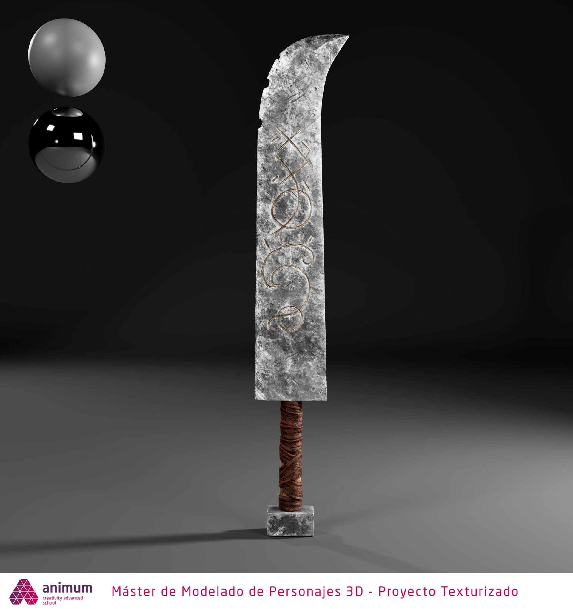 Christian4100 (Christian Piña) - Sword - Prop Texturing - Animum ...