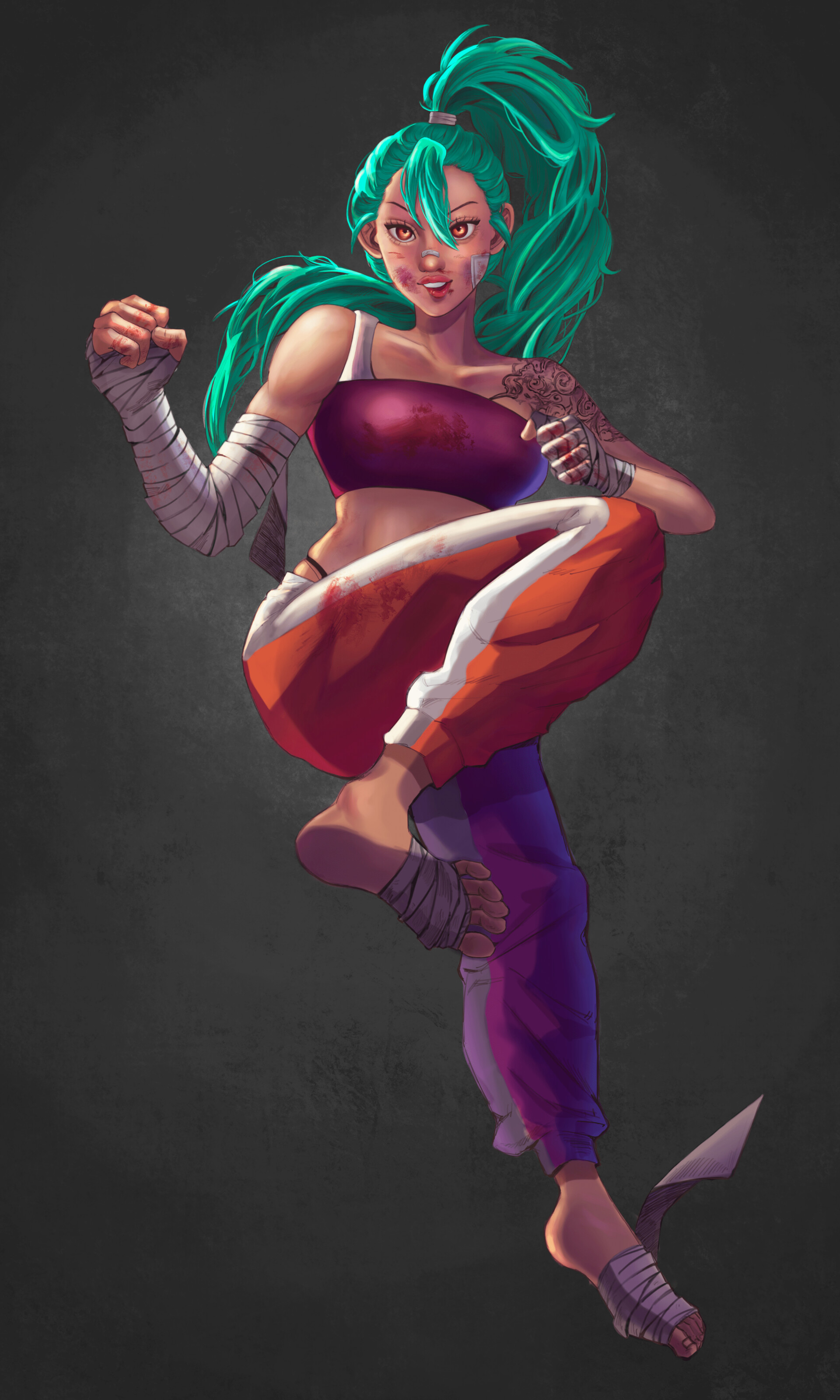 ArtStation - Fighting character