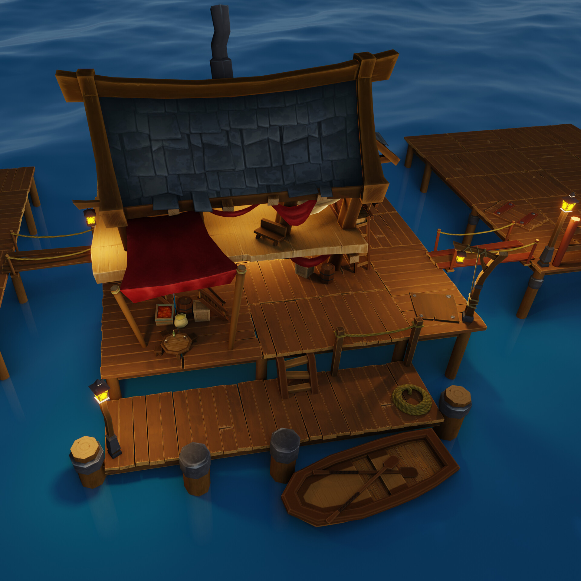 ArtStation - Game Assets Showcase 1 - Mobile Clash Style Pirate Game ...