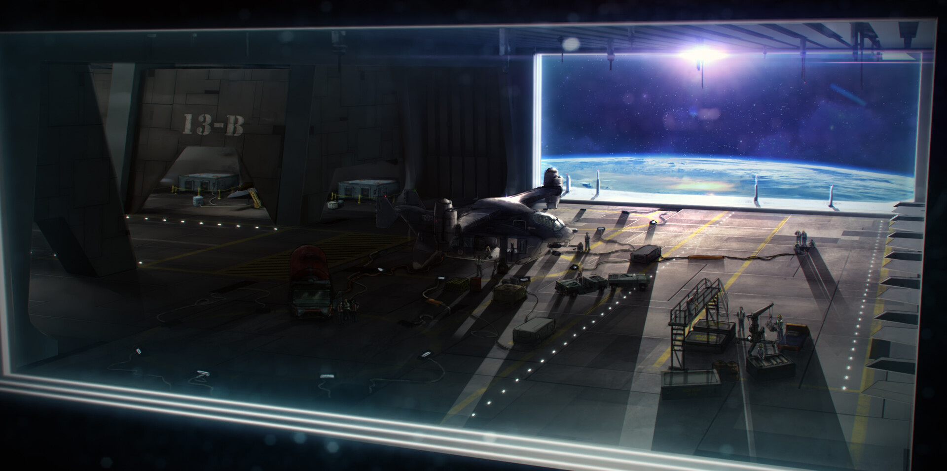 ArtStation - Thermospheric Cruiser cargo bay