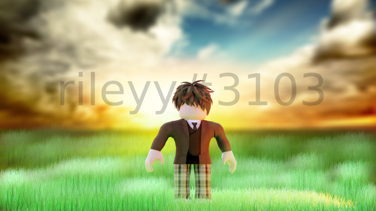 ArtStation - Roblox Man in Grassy field 1920x1080