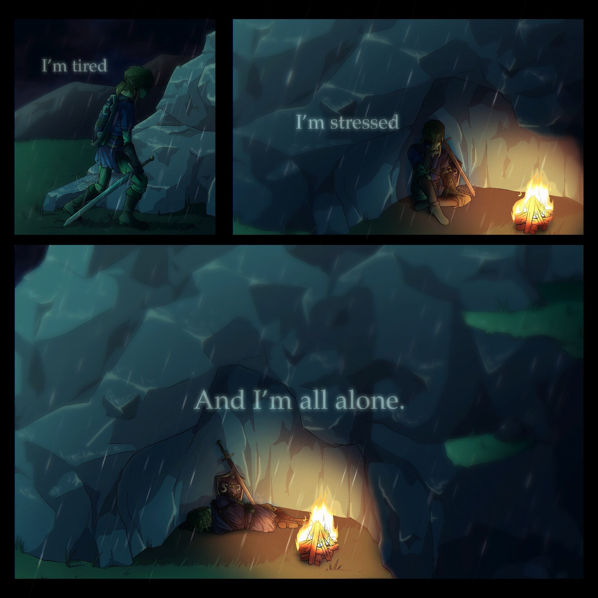 ArtStation - Breath of the Wild Angst Comic