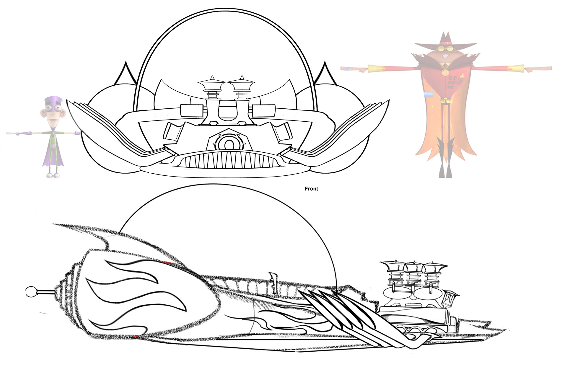 fanboy and chum chum coloring pages