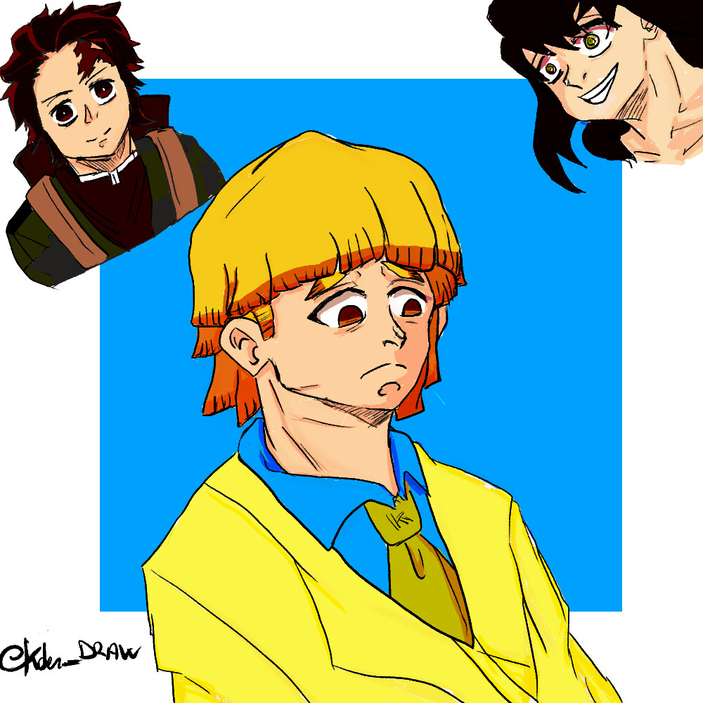 ArtStation - Zenitsu from kimetsu no yaiba