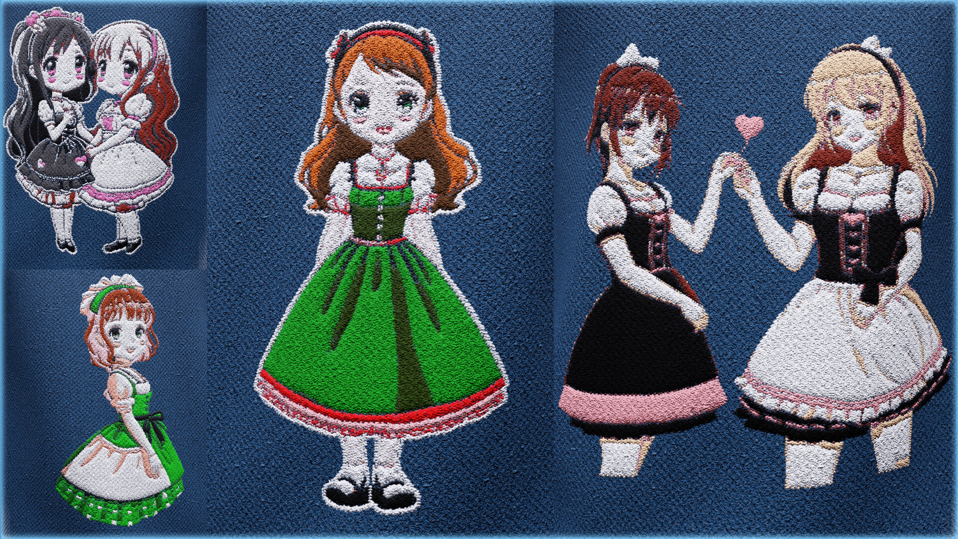 T - World - 200 Cartoon Embroidery and Sticker - Vol 2