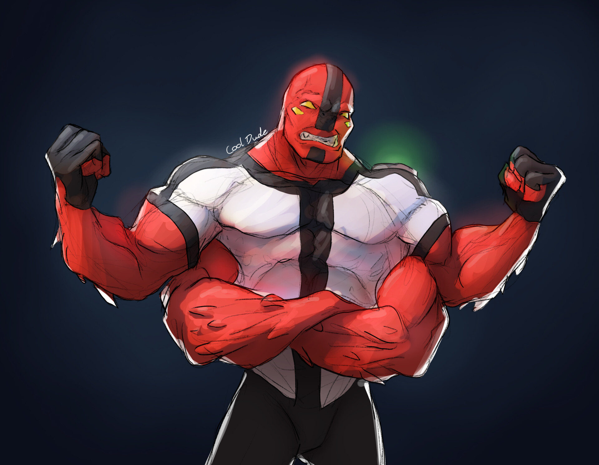 how to draw the four arms