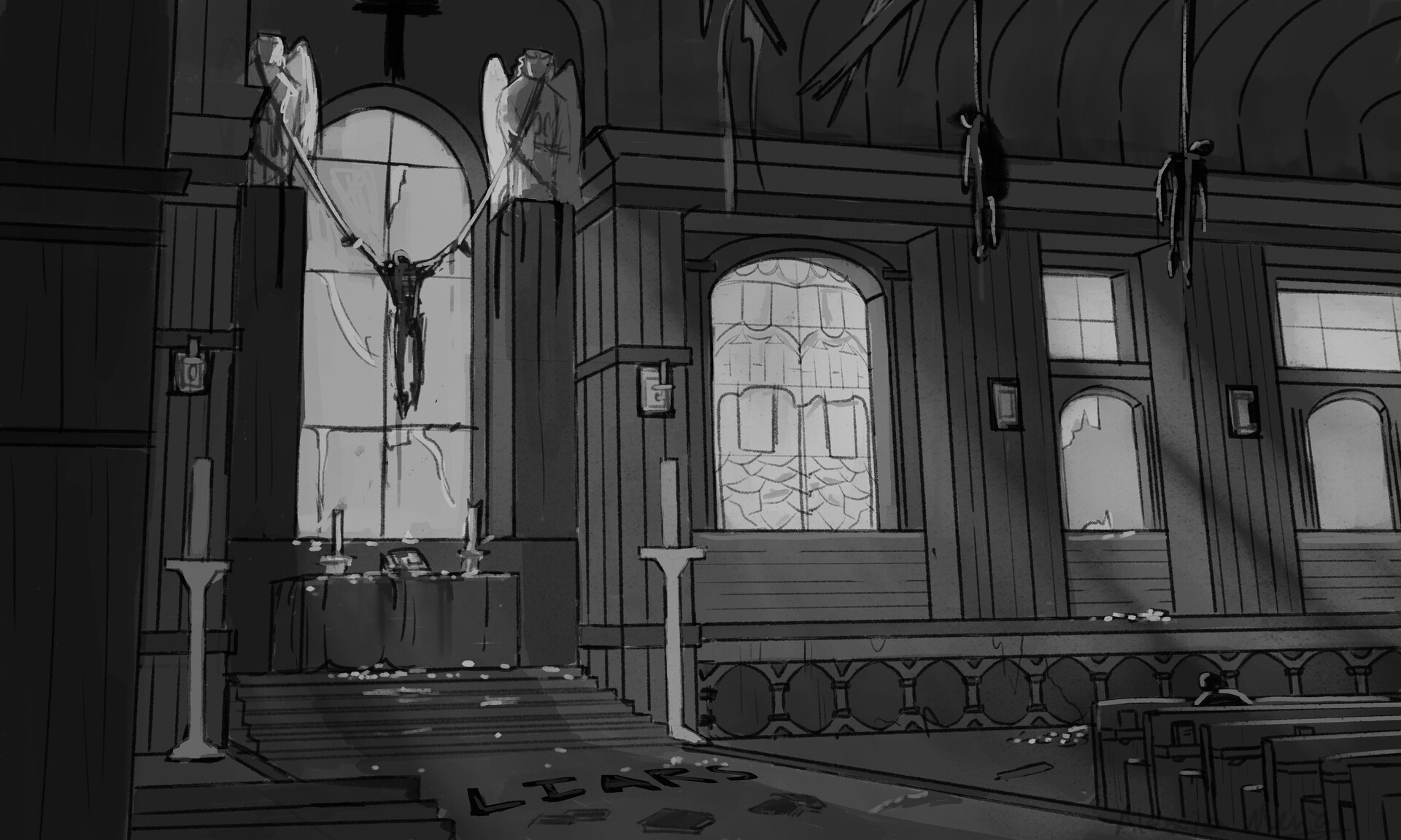 Alexia Menig - The Church - Occult Concept