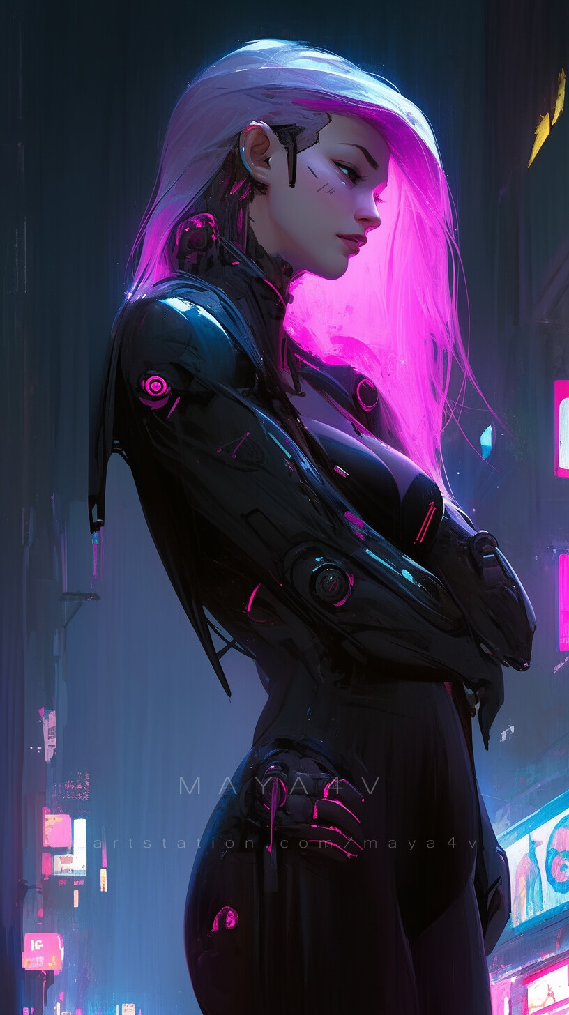 ArtStation - cyberpunk lights