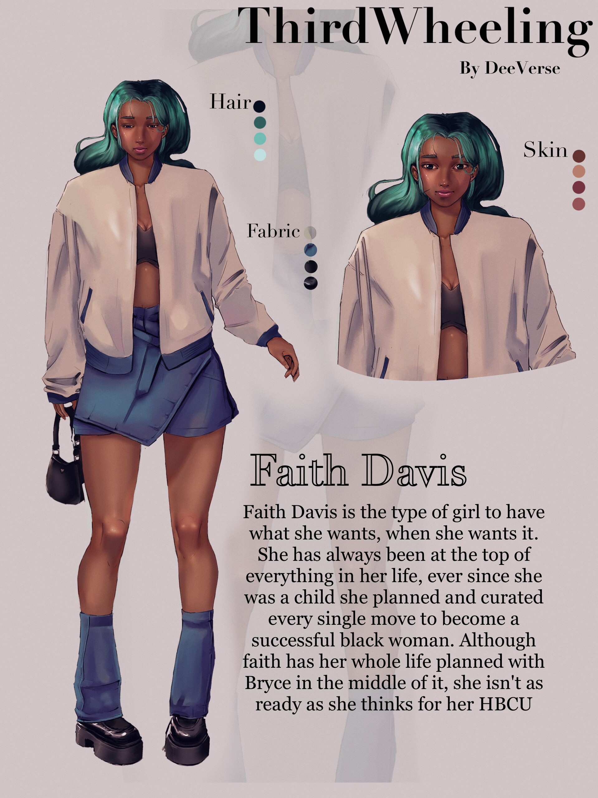 ArtStation - Faith Davis Character Profile