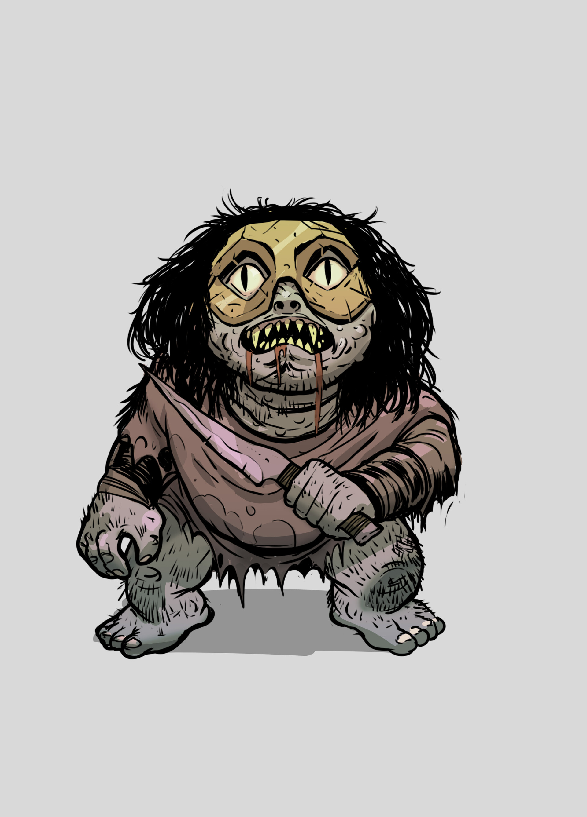 ArtStation - Little vampire-goblin dude