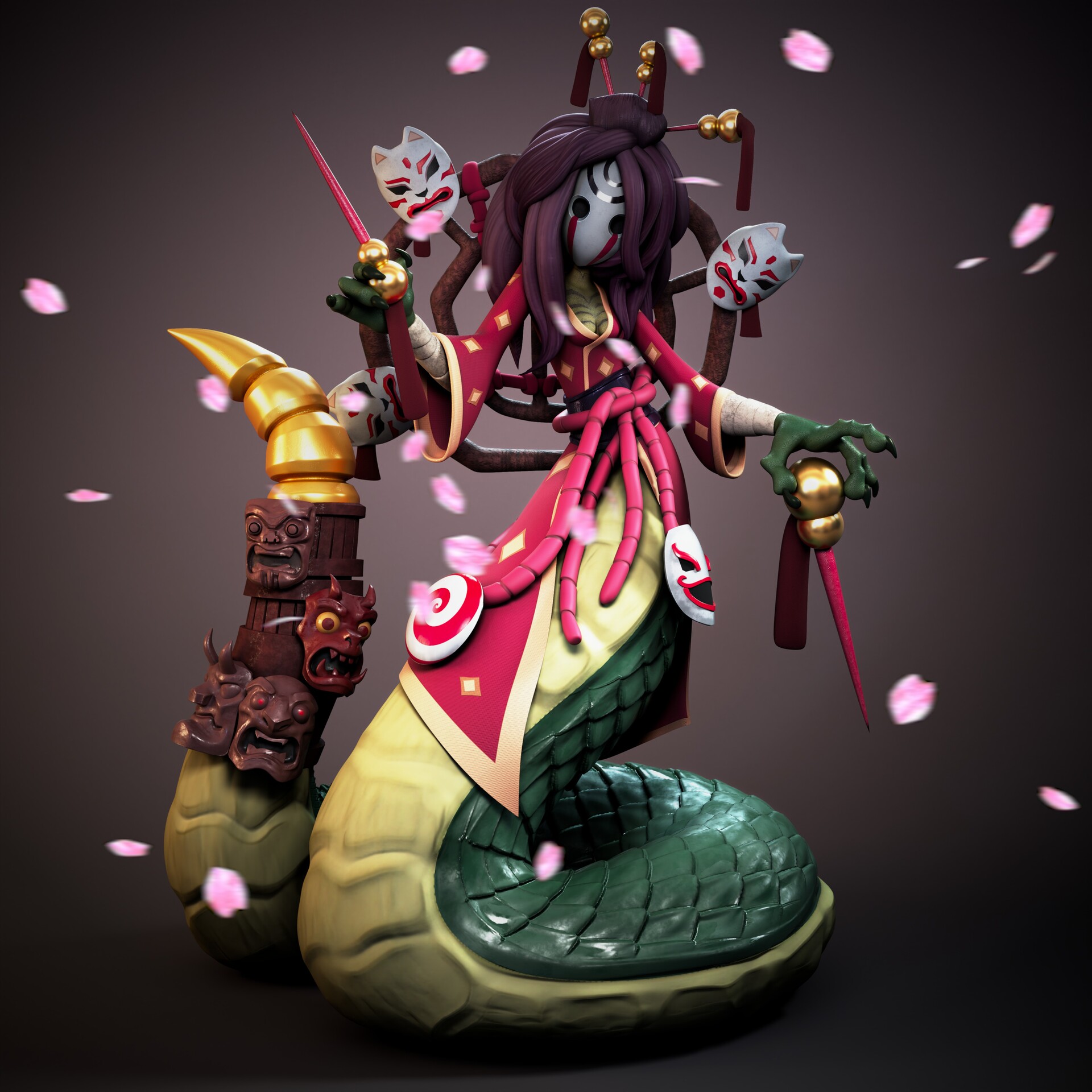 ArtStation - Naga The Snake Lady
