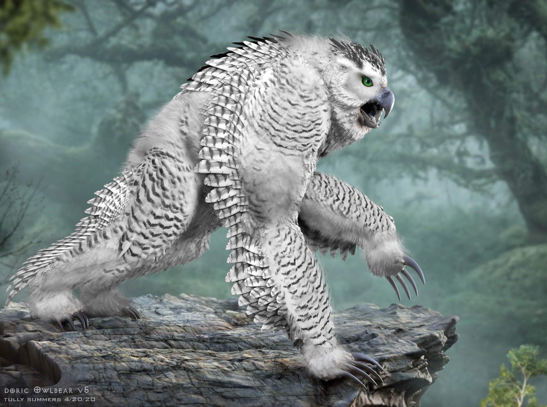 Tully Summers - Dungeons & Dragons- Honor Among Thieves: Doric Owlbear