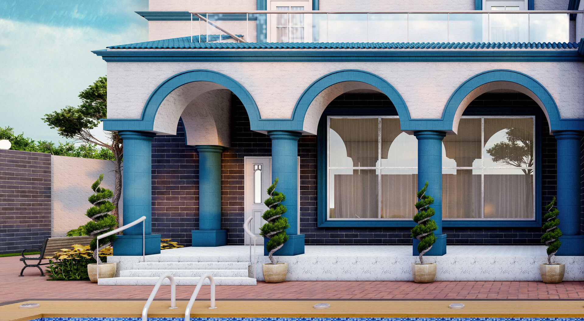 ArtStation - Exterior Villa Design