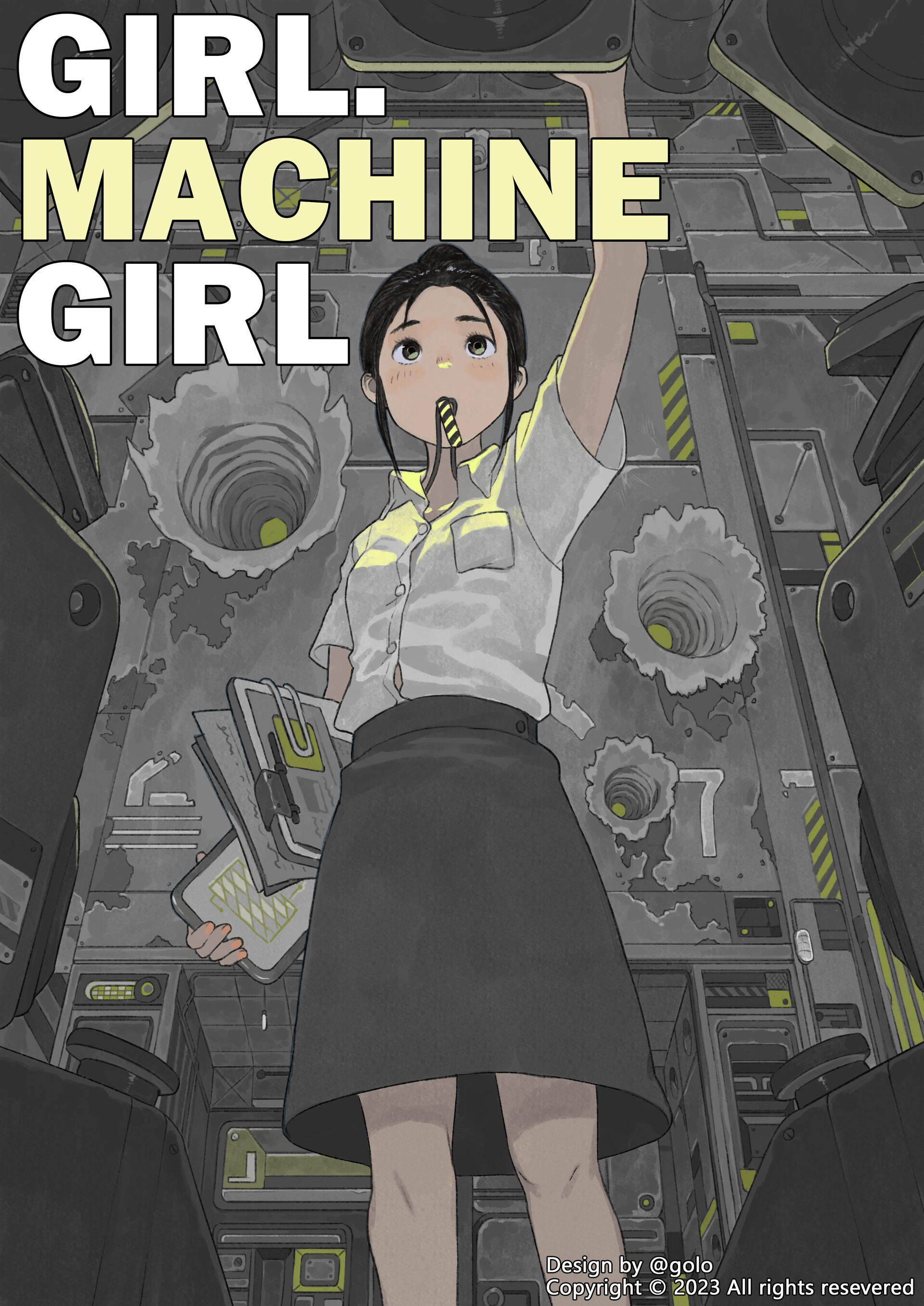 ArtStation - Machine Girl-Daily Check