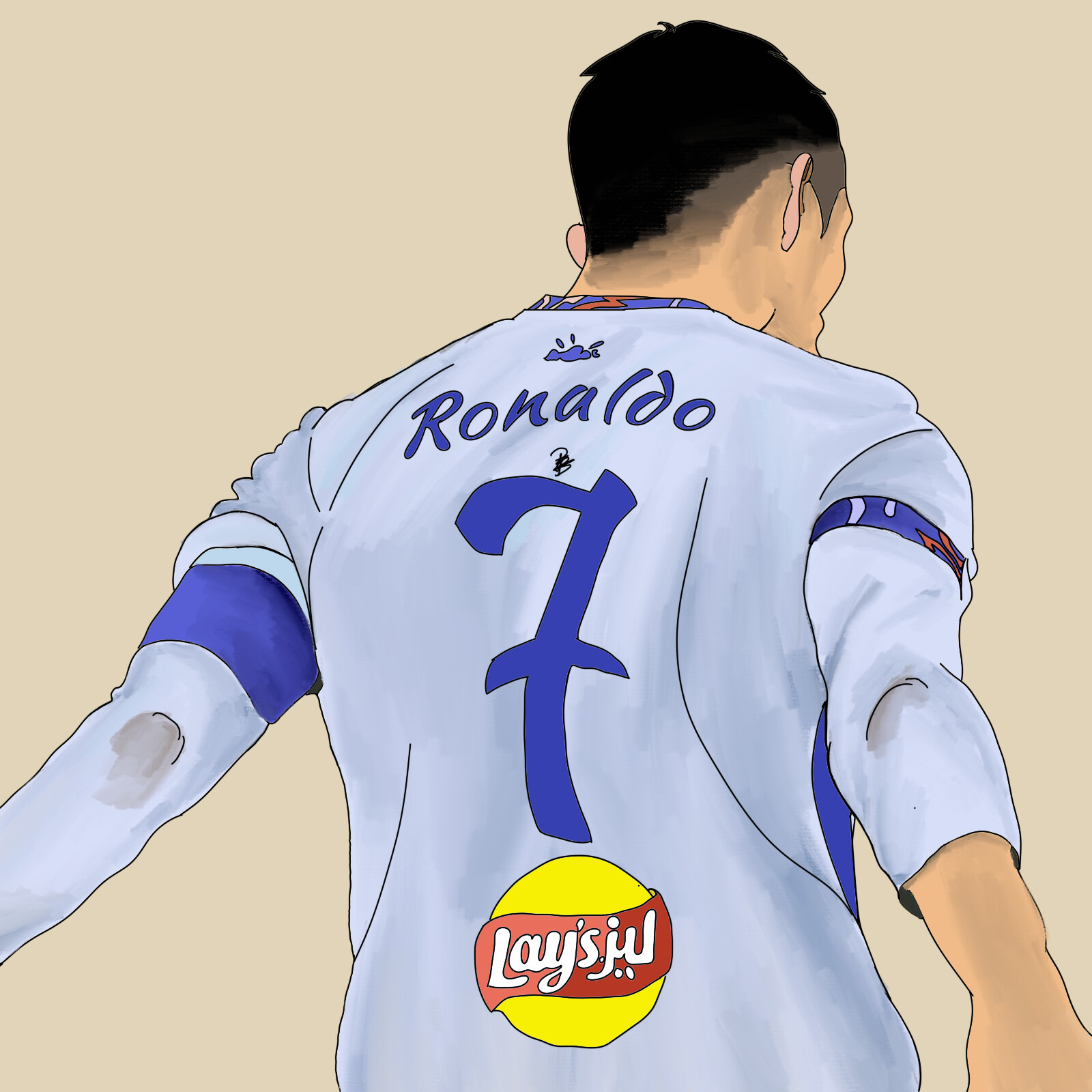 ArtStation - Cristiano Ronaldo Protrait (Behind Siu View)