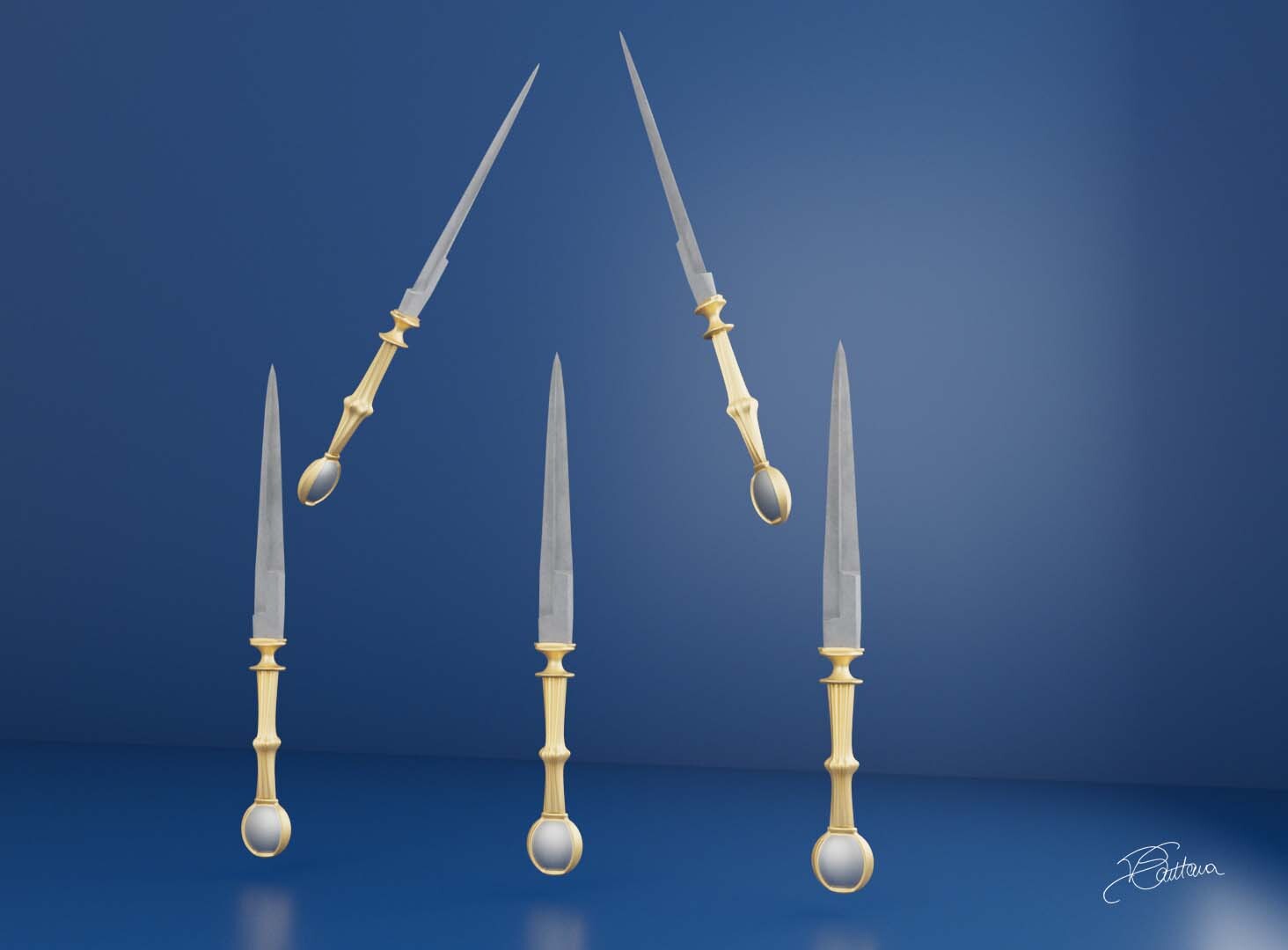 ArtStation - Ornate Mourish Dagger