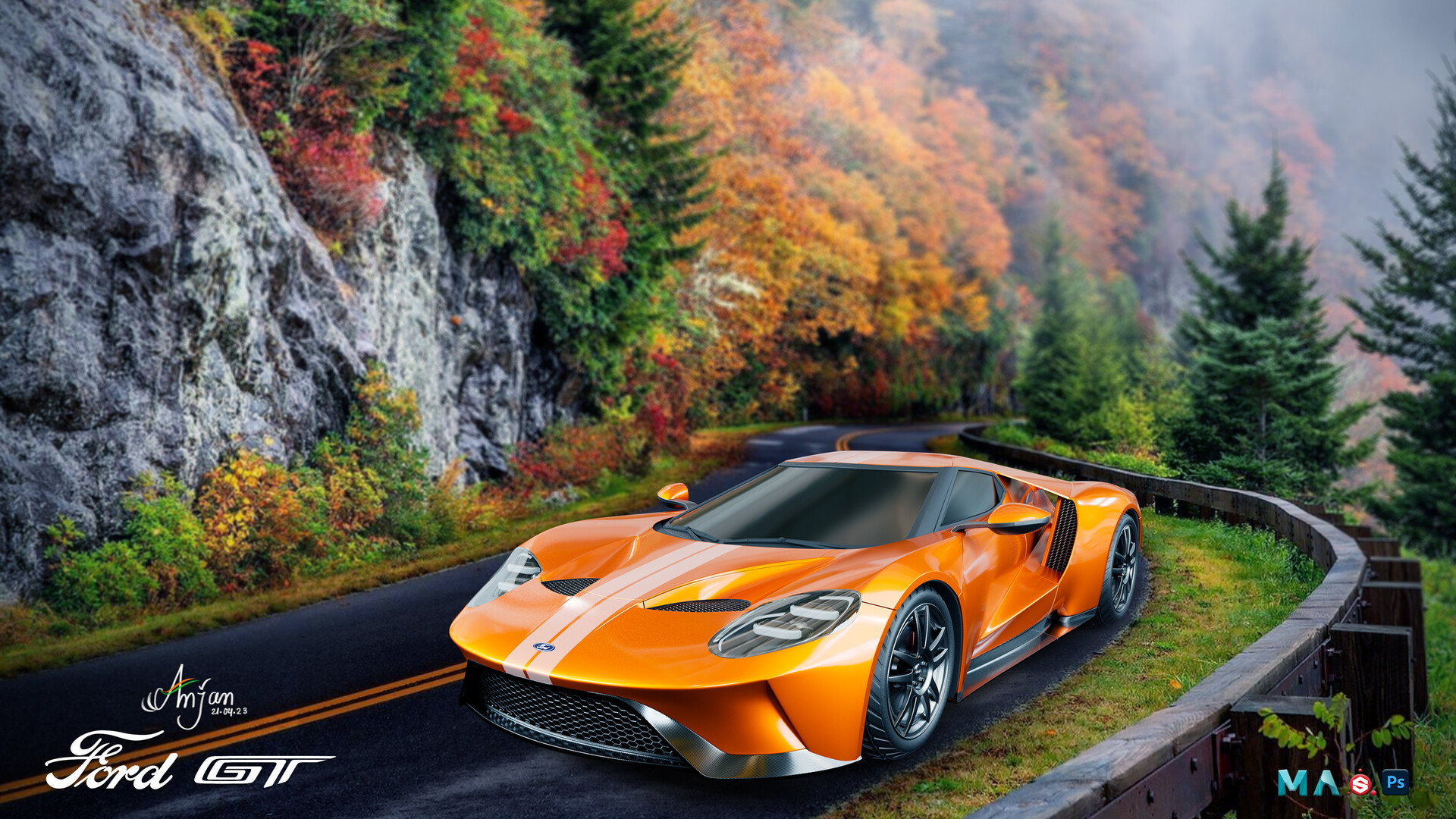 ArtStation - Ford GT 2017